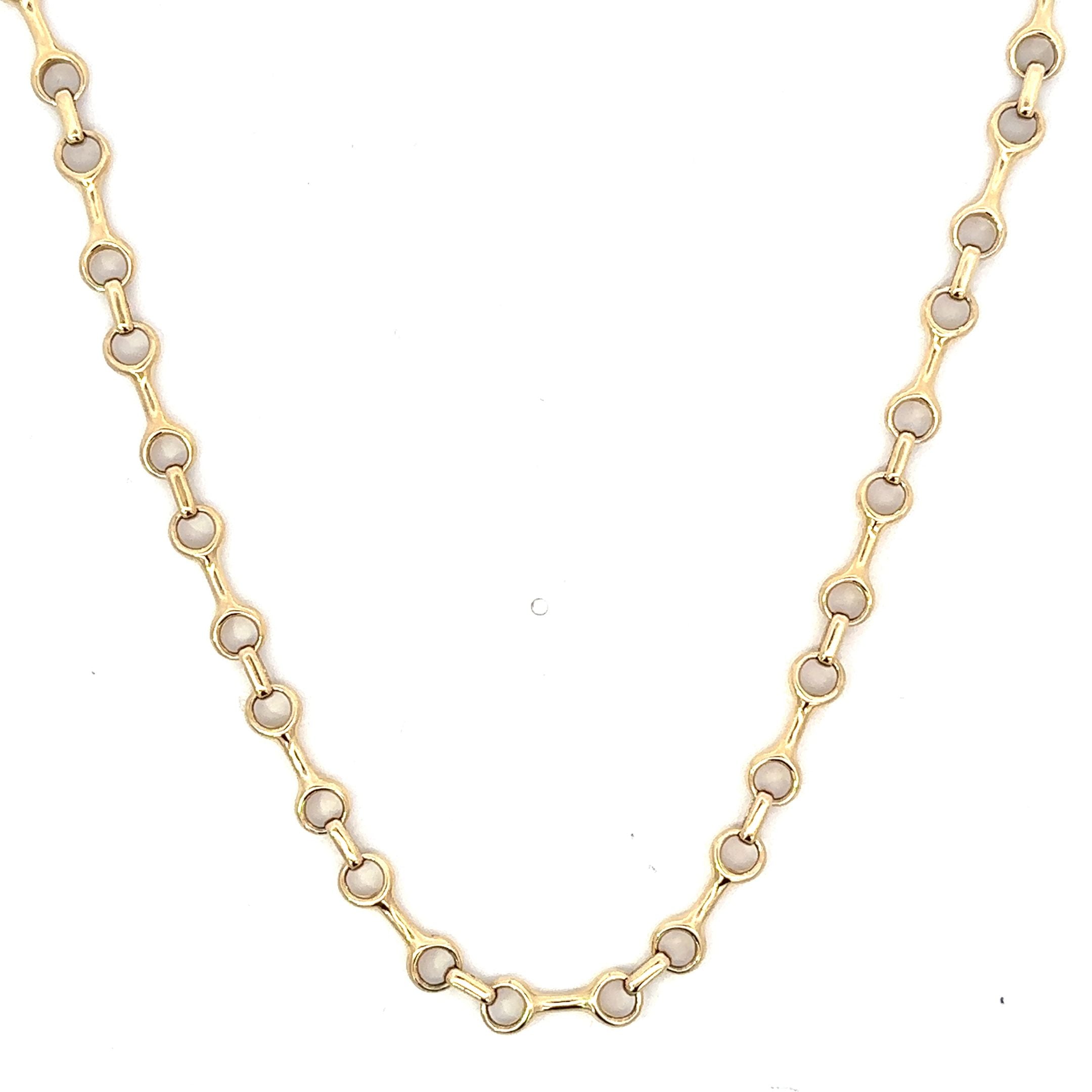 Solid Gold Bone Link Chain – Cindy Ensor Designs